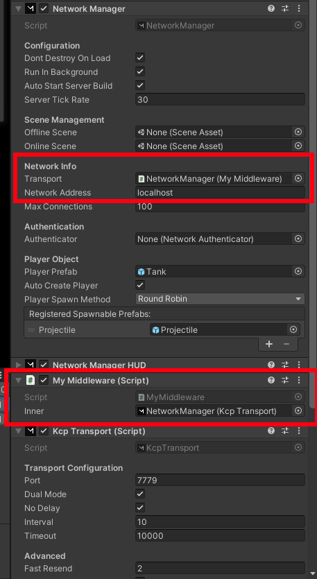 `MiddlewareTransport` doesn't connect · Issue #3067 · MirrorNetworking/Mirror · GitHub