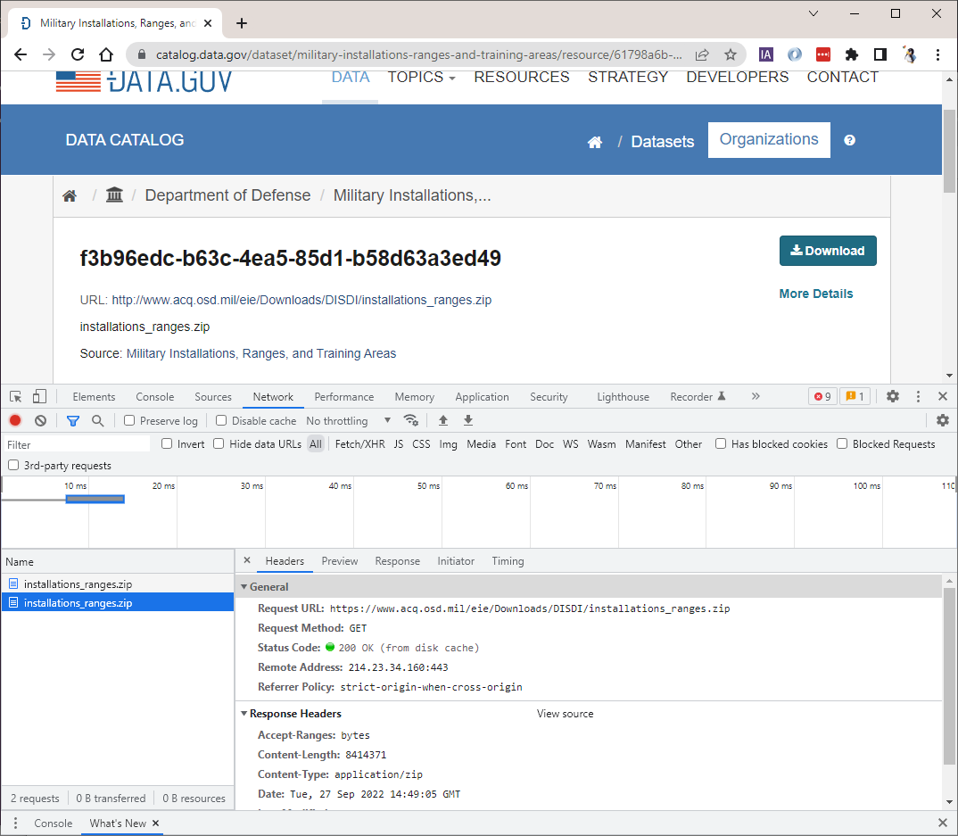 Chrome and MS Edge fail to download HTTP resource · Issue #3974 · GSA/data.gov · GitHub