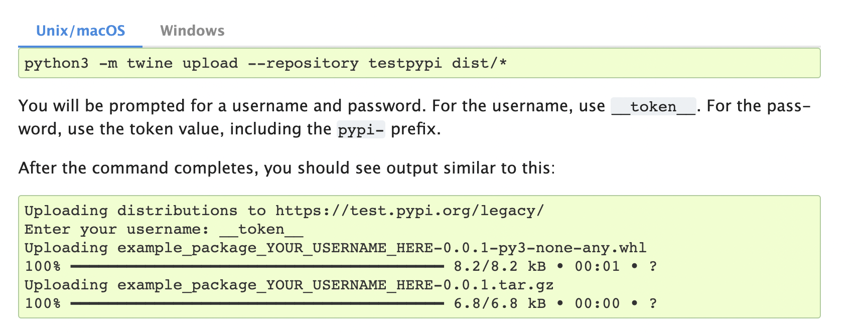 Instead Of Prompt For Username And Password Getting Error Missing ~ Pypirc · Issue 982 · Pypa