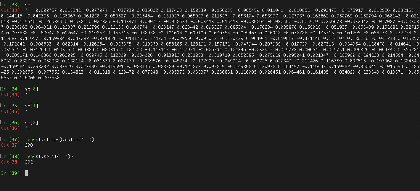 Reading text model trained by word2vec and ValueError: invalid vector on line ... · Issue #388 ...