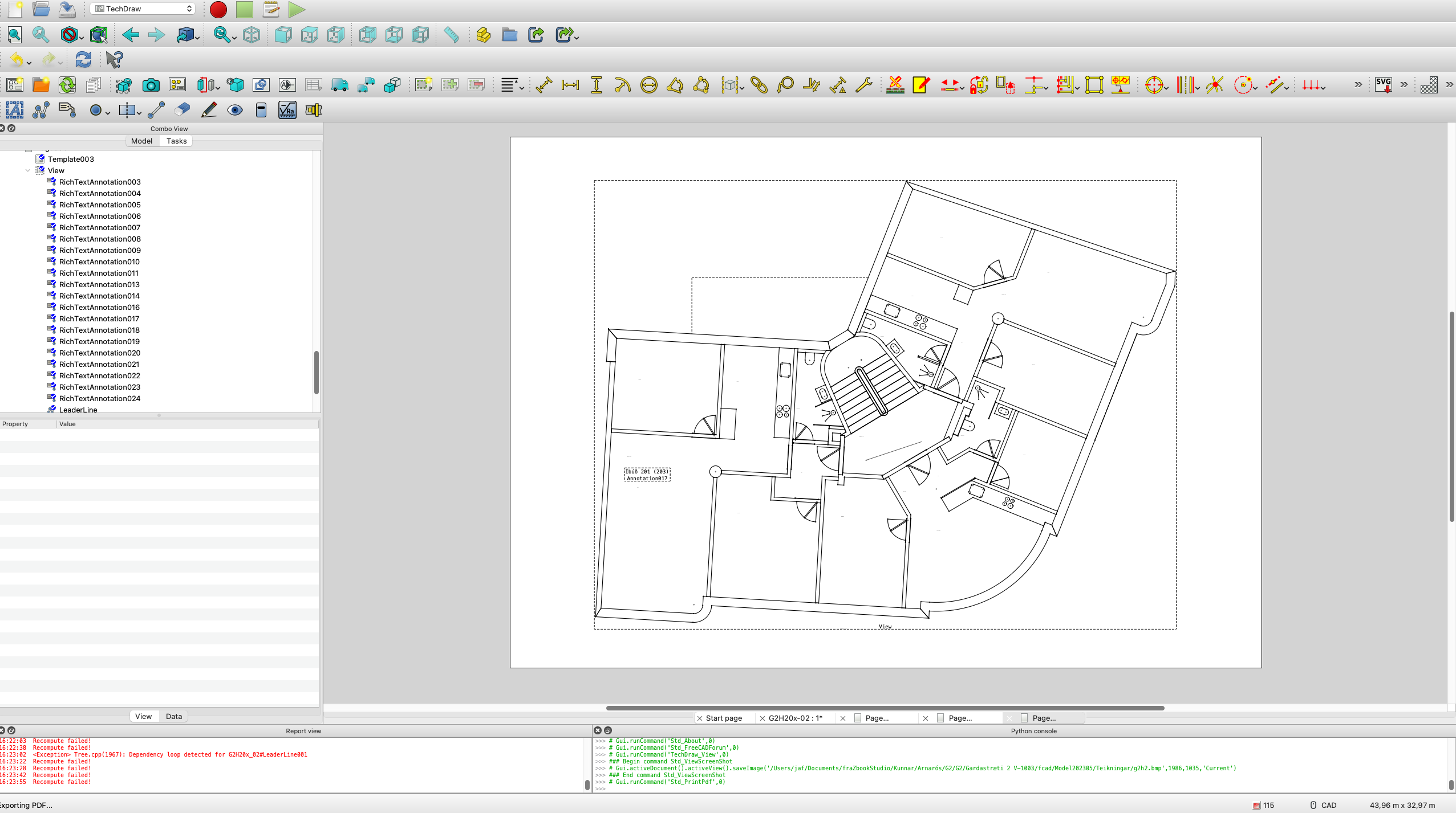 Techdraw Rich Text Annotations lost in Export PDF. · Issue #9908 ...