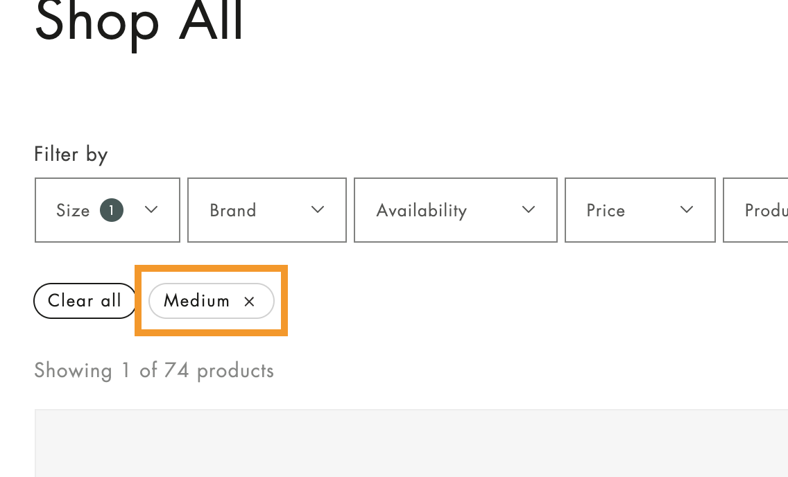 [Faceted Filters] Clear filter link purpose may not be clear · Issue ...