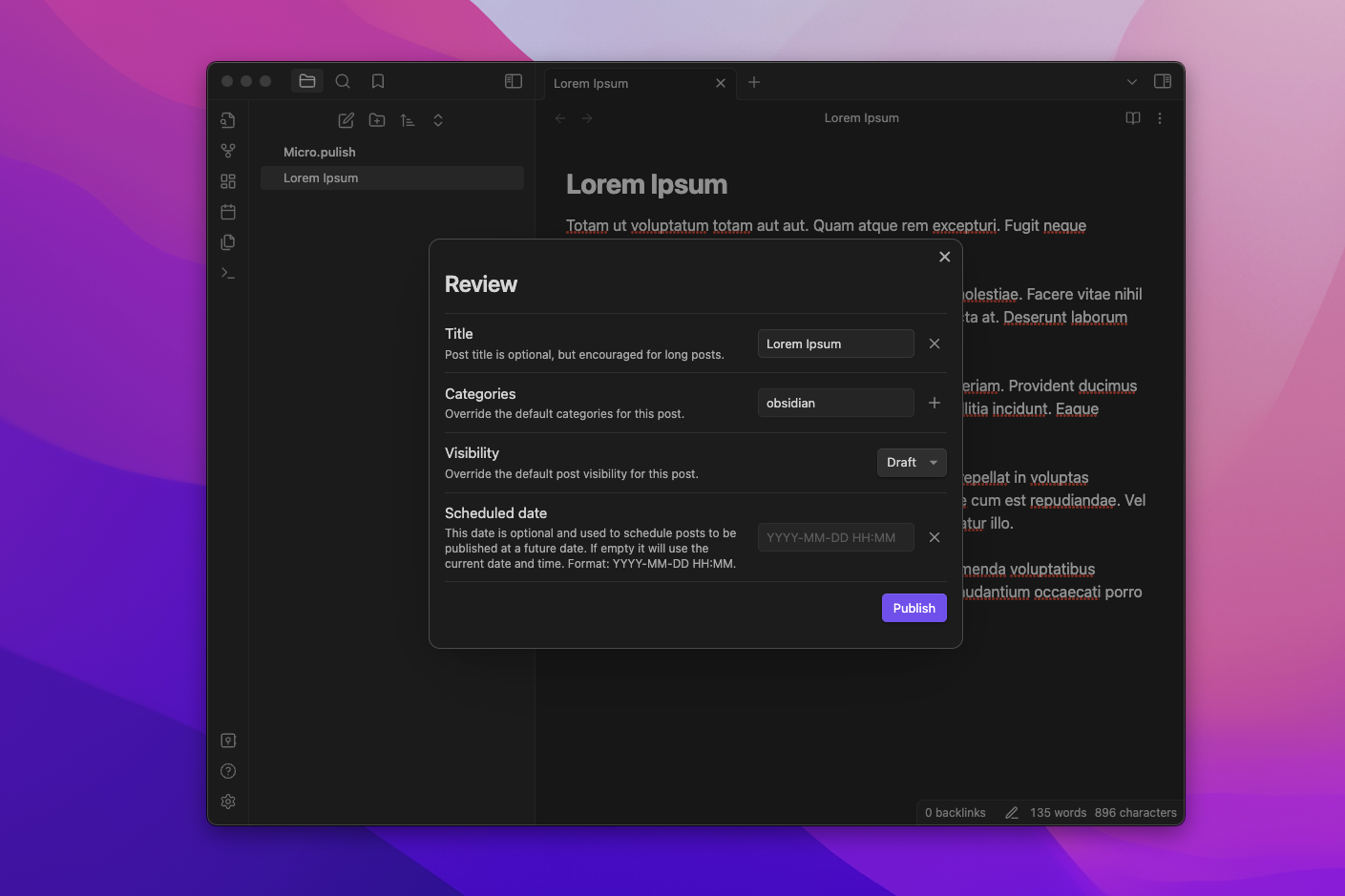 GitHub - otaviocc/obsidian-microblog: Micro.publish is an Obsidian ...