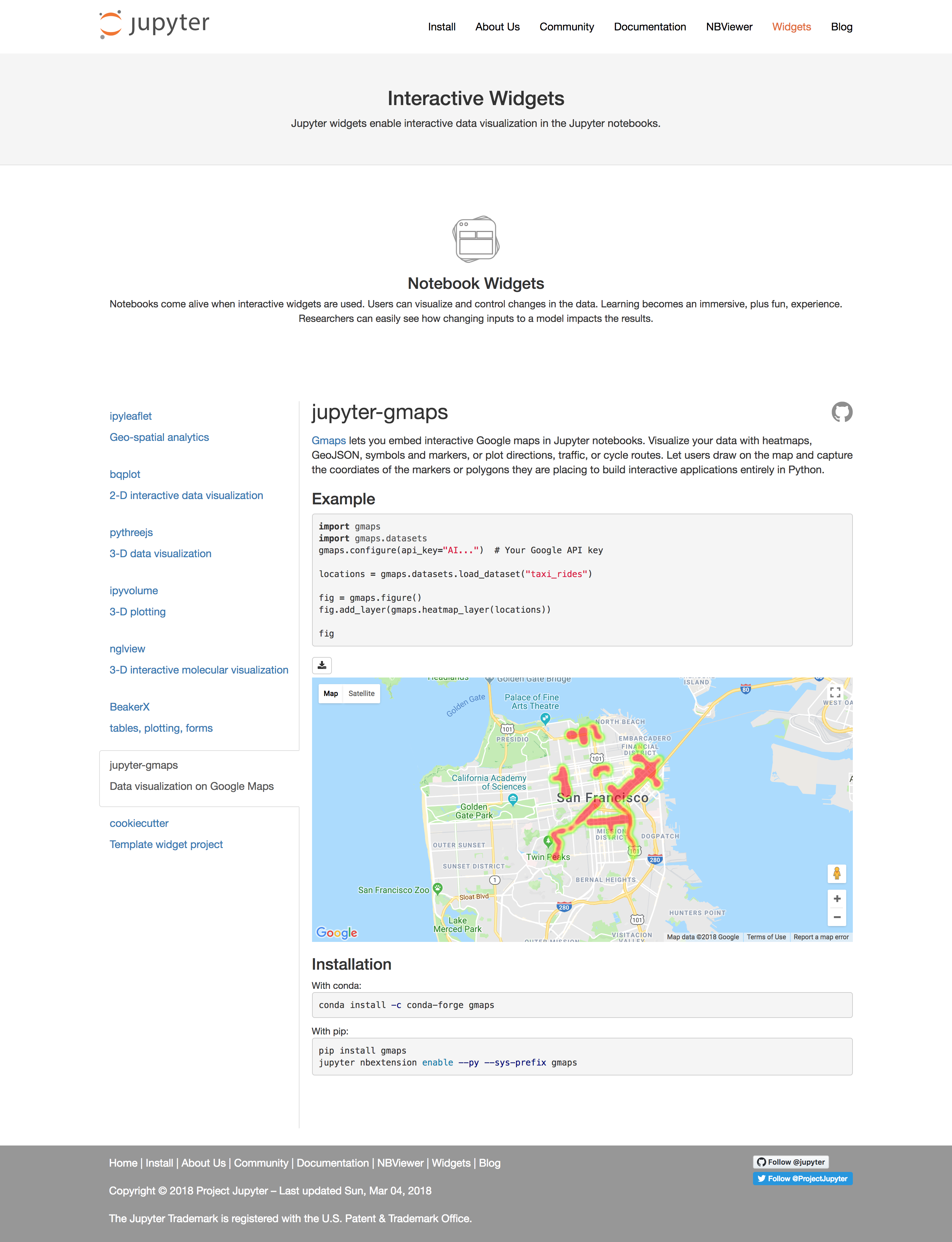Add jupyter-gmaps to community widgets by pbugnion · Pull Request #273 · jupyter/jupyter.github ...