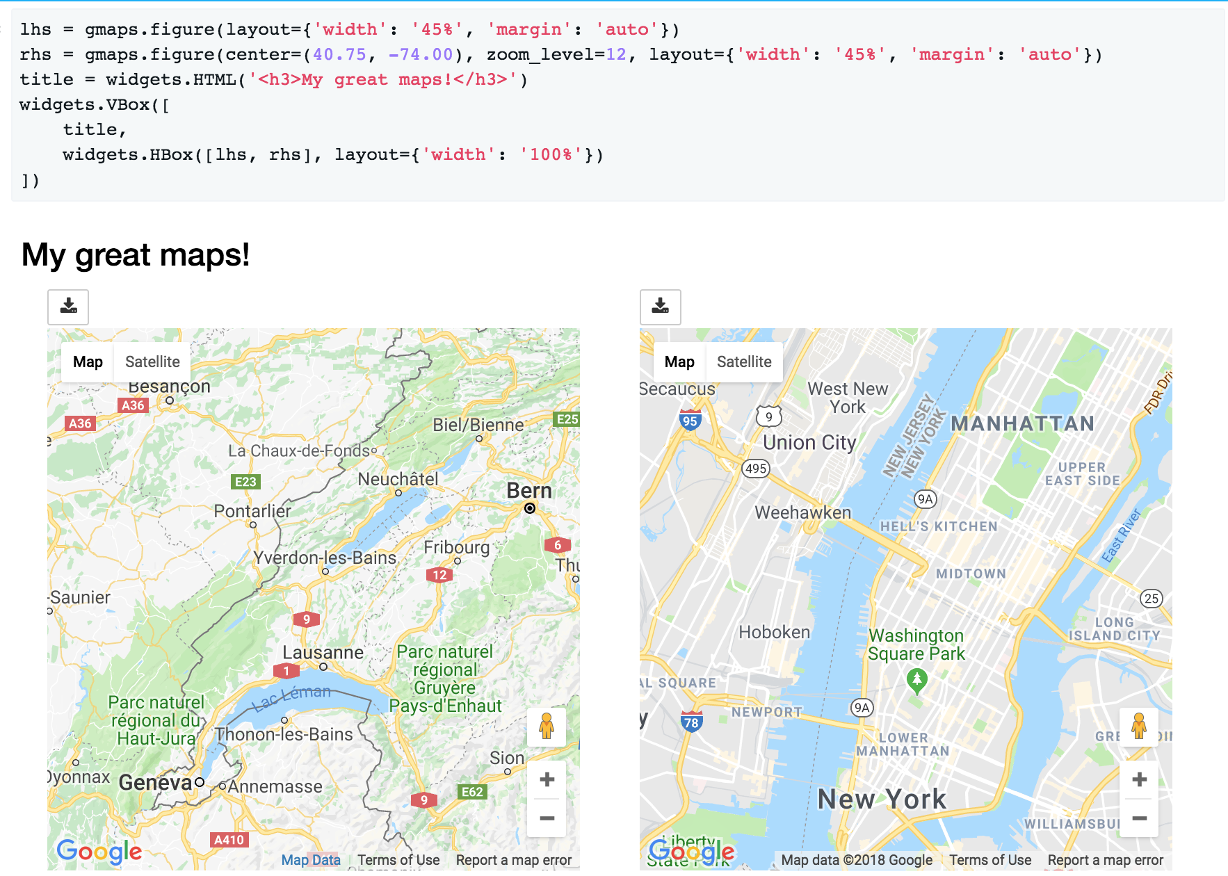 Subplots support · Issue #234 · pbugnion/gmaps · GitHub Subplots support · Issue #234 · pbugnion/gmaps · GitHub