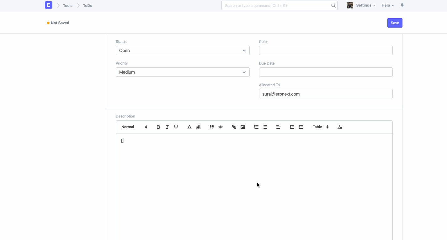 Tick Boxchecklist In Rich Text Edit · Issue 9960 · Frappefrappe · Github