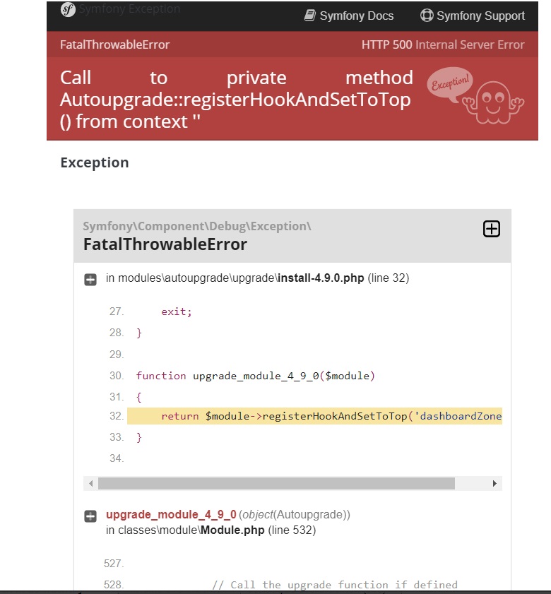Autoupgrade is unusable · Issue #22817 · PrestaShop/PrestaShop · GitHub