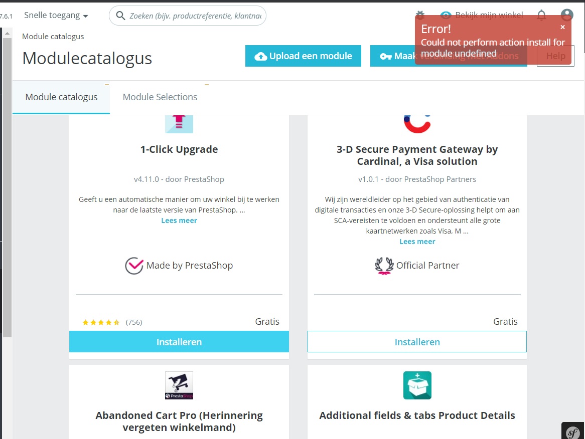 Autoupgrade not available or gives error · Issue #22819 · PrestaShop/PrestaShop · GitHub