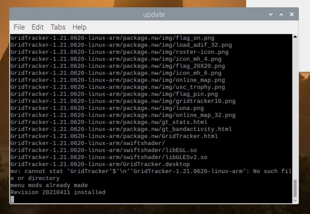 GridTracker upgrade neded · Issue #253 · km4ack/pi-build · GitHub