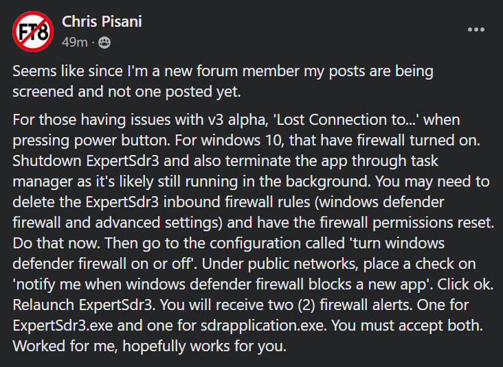 Remote problem · Issue #81 · ExpertSDR3/ExpertSDR3-BUG-TRACKER · GitHub