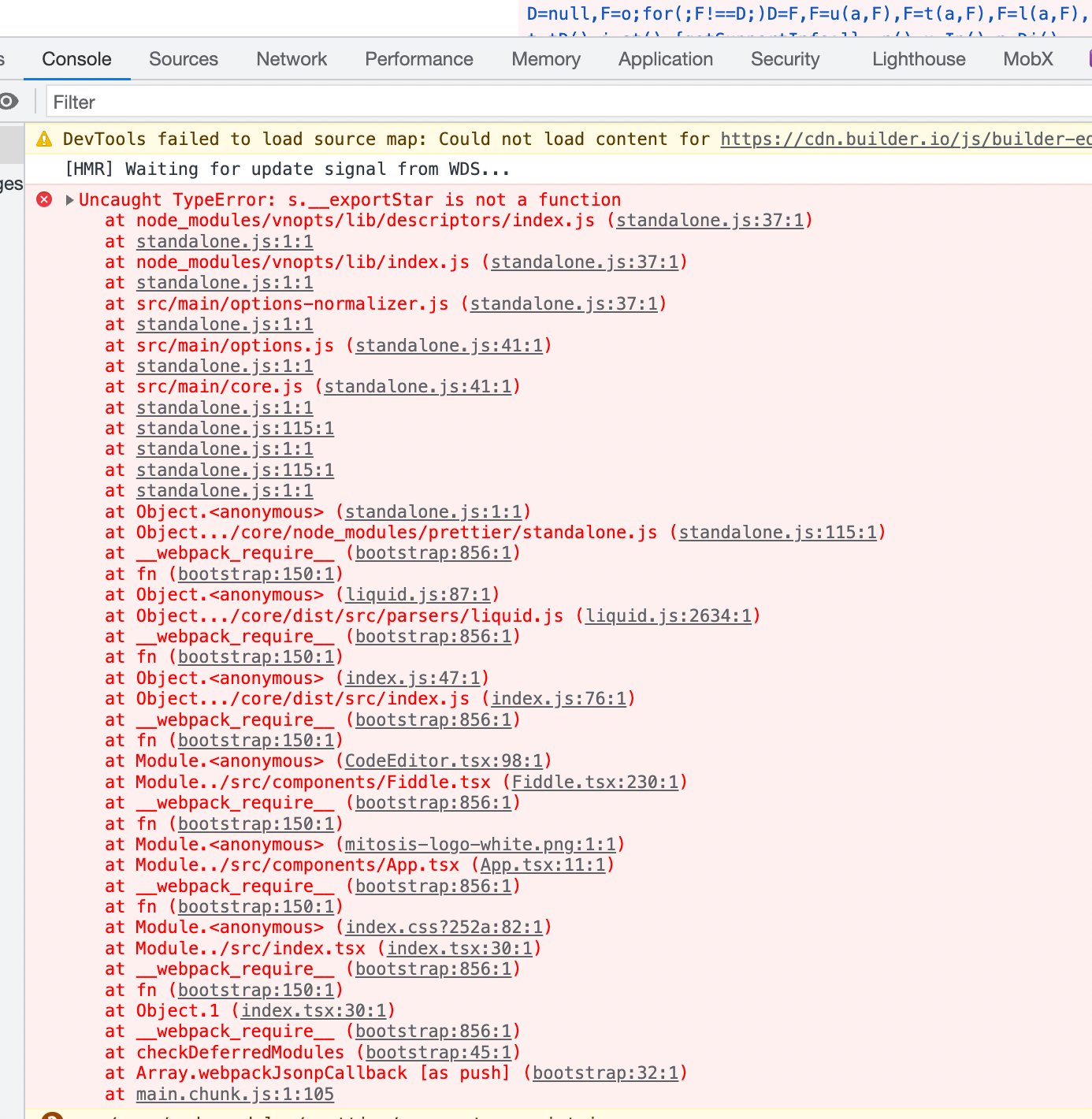 Fiddle does not build locally · Issue #236 · BuilderIO/mitosis · GitHub