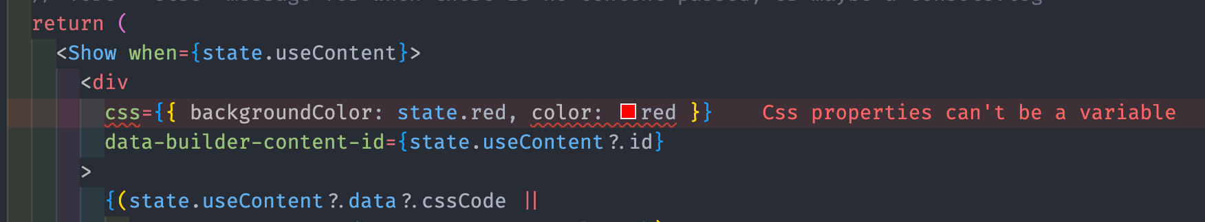ESLint: `css-no-vars` allows state.var · Issue #277 · BuilderIO/mitosis · GitHub