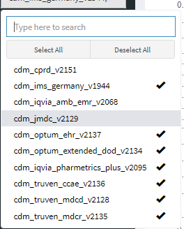 Database drop down have a gray shading on top of them · Issue #123 · OHDSI/OhdsiShinyModules ...