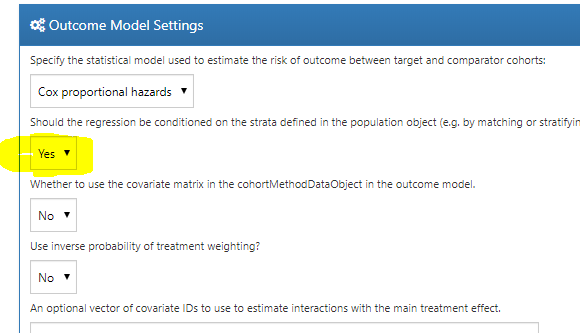 [Bug] Estimation module - Outcome model settings · Issue #2010 · OHDSI ...