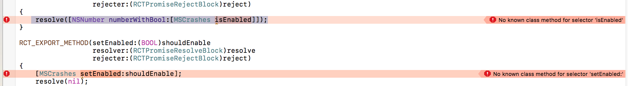 Build Error Appcenterreactnativecrashes · Issue 342 · Microsoftappcenter Sdk React Native · Github