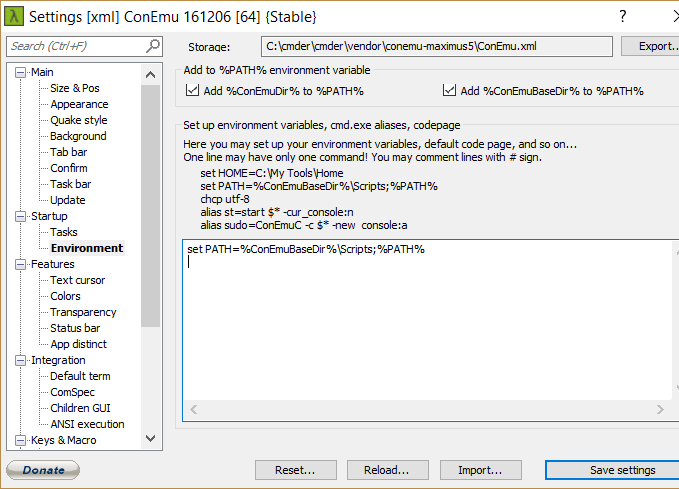 Is that any way I can run some commands when I launch Cmder? · Issue #1428 · cmderdev/cmder · GitHub