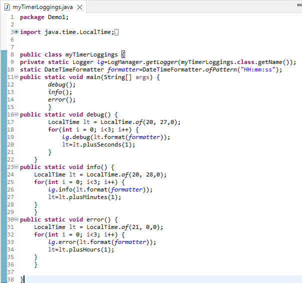 Github 1eneskandemirloggingwith Log4j Log Creation At Log Levels With Log4j