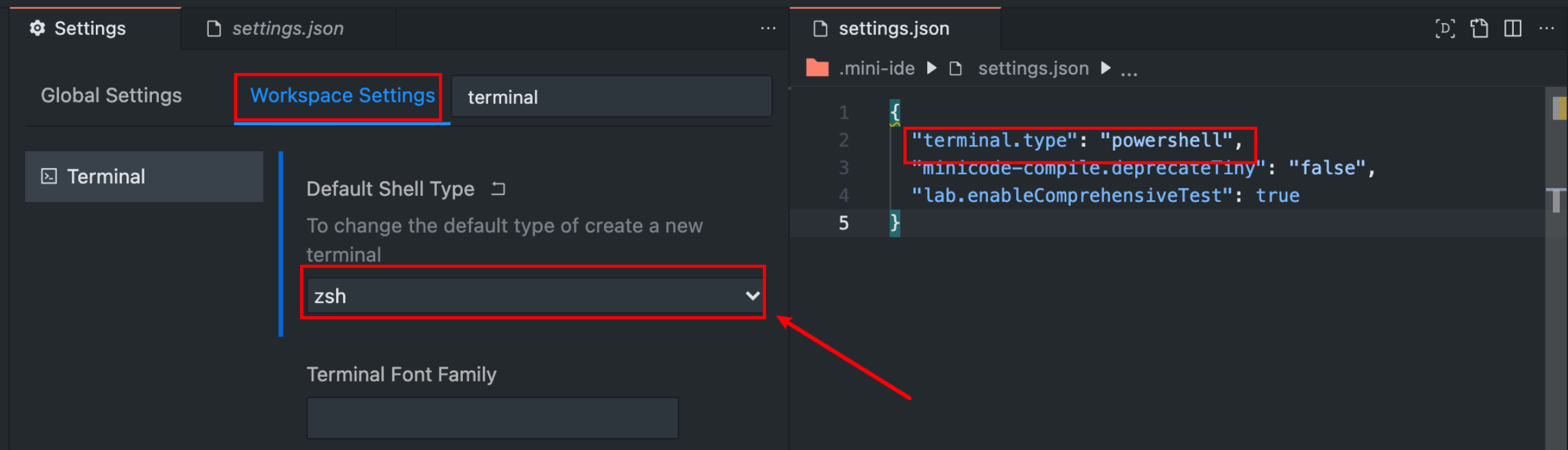 [BUG] 优化 `terminal.type` 设置项 · Issue #419 · opensumi/core · GitHub