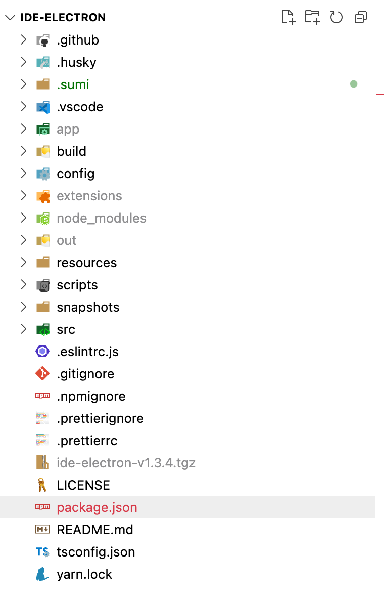 [BUG] .gitignore 中的文件并没有以淡色展示 · Issue #638 · opensumi/core · GitHub