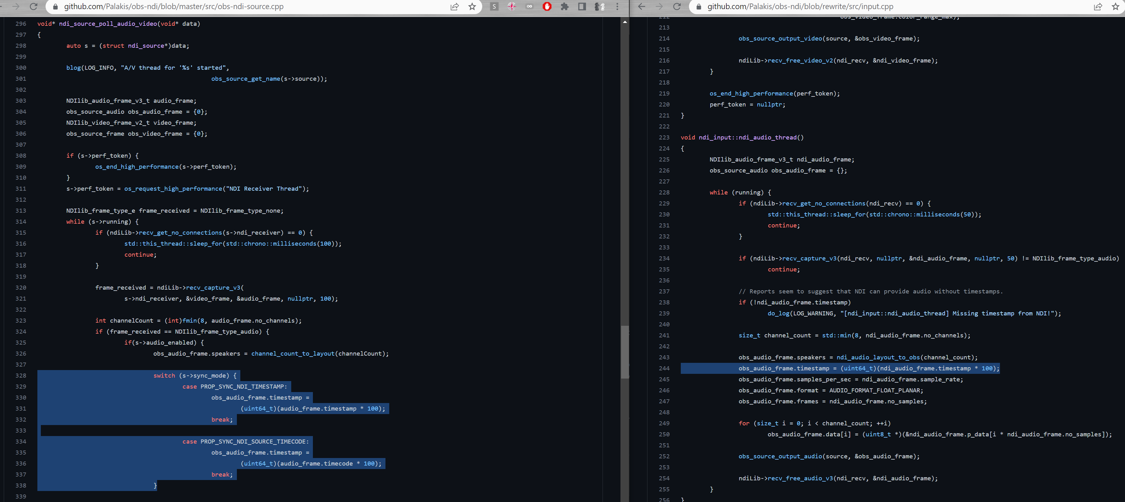rewrite: NDI Source 5 2ch+ Distortion · Issue #752 · DistroAV/DistroAV · GitHub