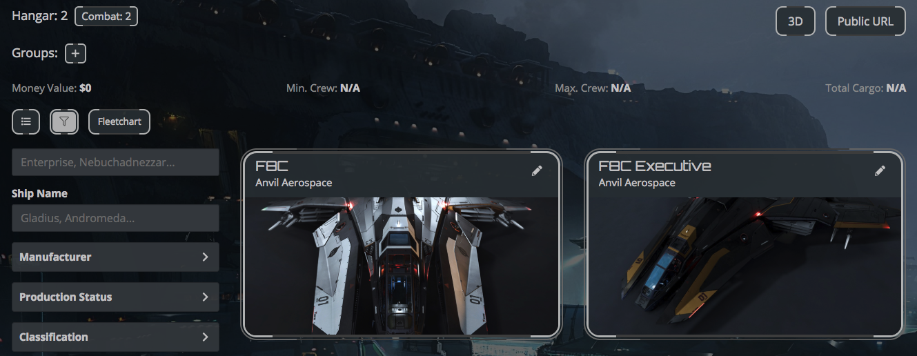 Fleetchart does not show F8C Lightning (both variants) · Issue #363 · fleetyards/fleetyards · GitHub