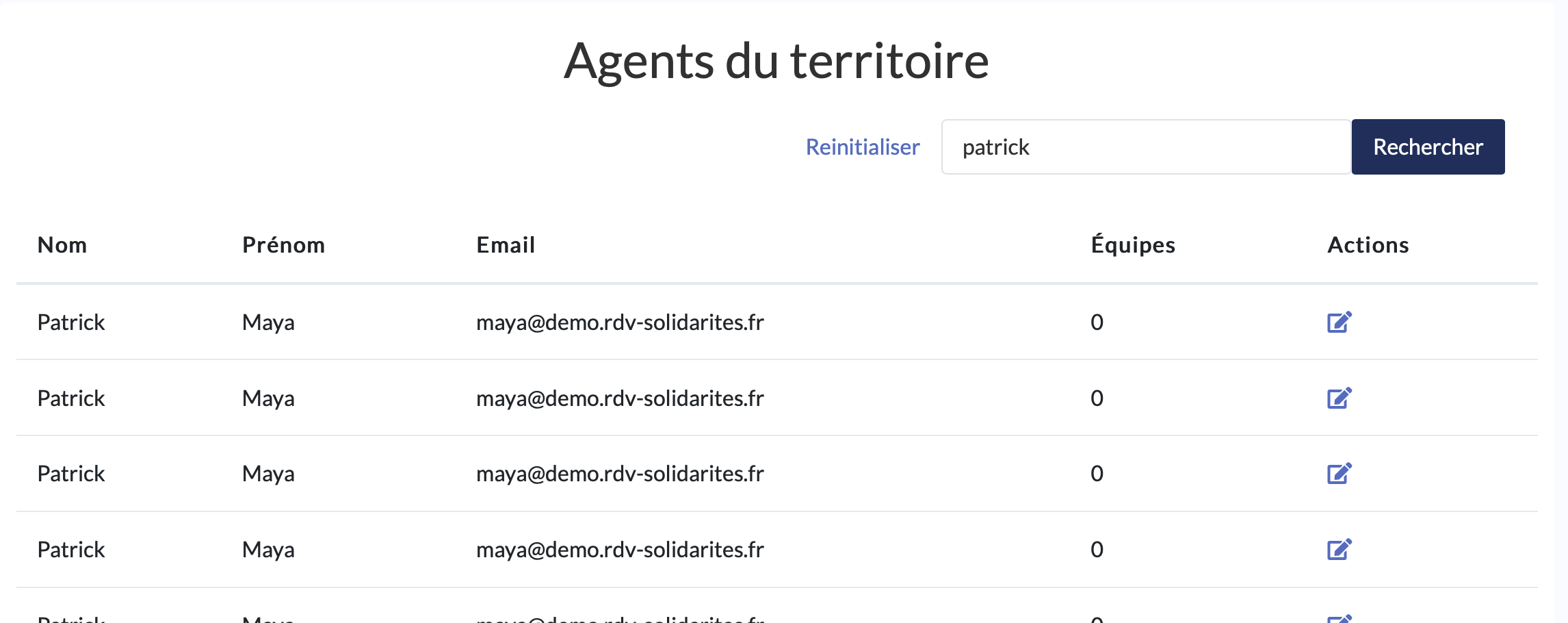 Ne pas afficher les agents en doublon dans la liste d’agents du territoire · Issue #2025 ...