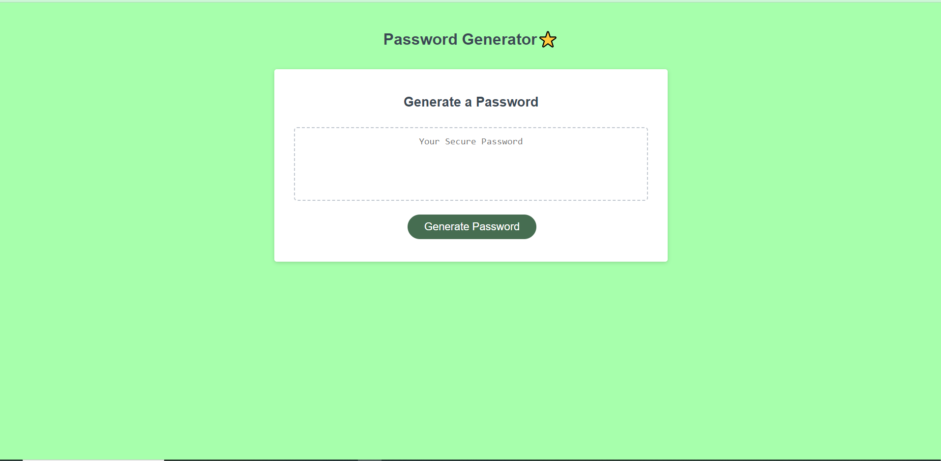 GitHub - rizurabi/random-pw-generator