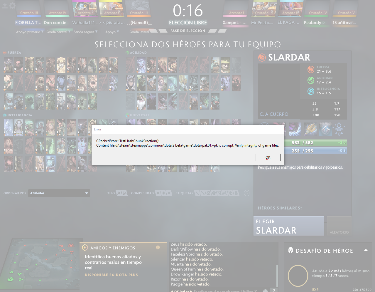 Me Dan Baja Prioridad Por Error En La Version 733b · Issue 10067 · Valvesoftwaredota2 