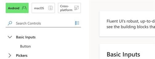 Coherence across different platform for fluent UI controls · Issue ...