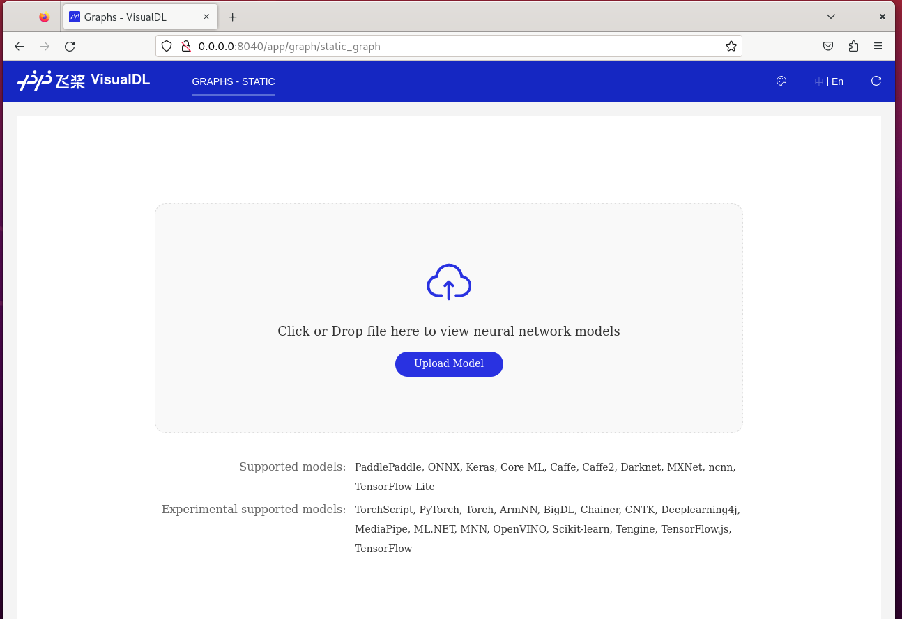 无法利用visualdl进行训练过程可视化，网页显示"upload model" · Issue #7937 · PaddlePaddle/PaddleDetection · GitHub