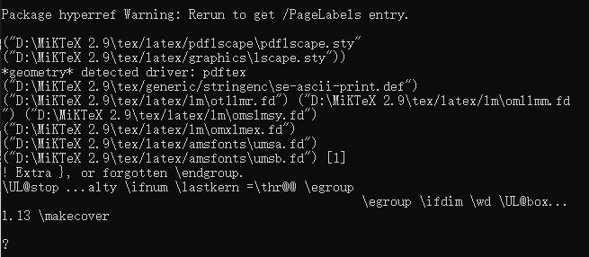 在Miktex下使用模板在命令\makecover处报错 · Issue #133 · bdebye/thesisuestc · GitHub