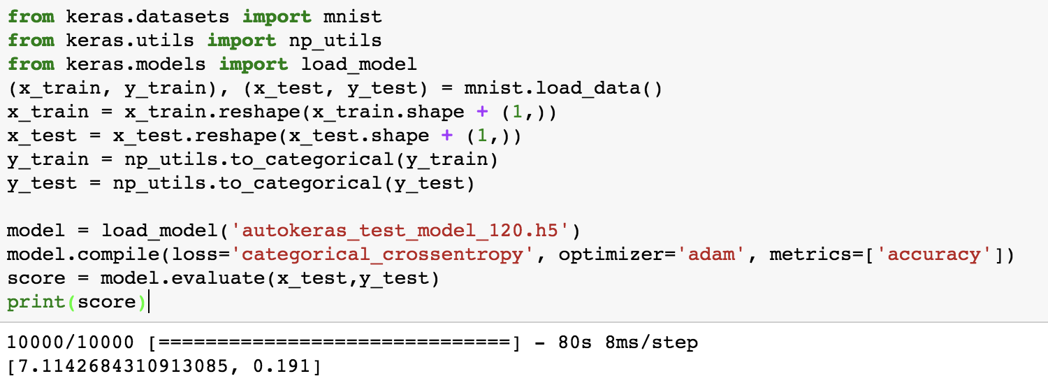 Low accuracy on mnist example · Issue #203 · keras-team/autokeras · GitHub