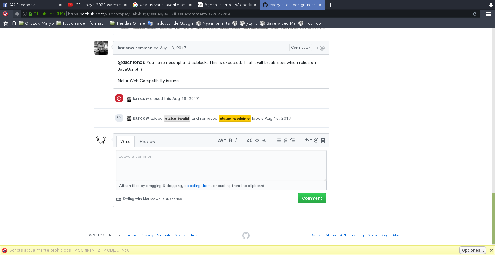 every site - design is broken · Issue #8953 · webcompat/web-bugs · GitHub