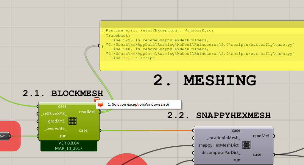 error when running BLOCKMESH: "Solution exception: Windows error" · Issue #248 · ladybug-tools ...