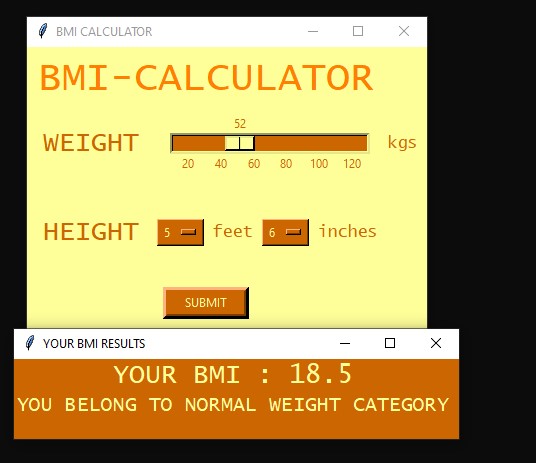 GitHub - Viivveekk/BMI-calculator