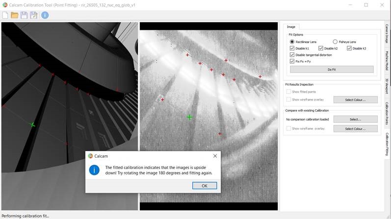 Fix sensitive calibration point fitting suggesting image rotation · Issue #63 · euratom-software ...