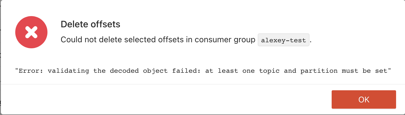 Unable To Delete A Consumer Group If It Has No Offsets · Issue 458 · Redpanda Dataconsole · Github 