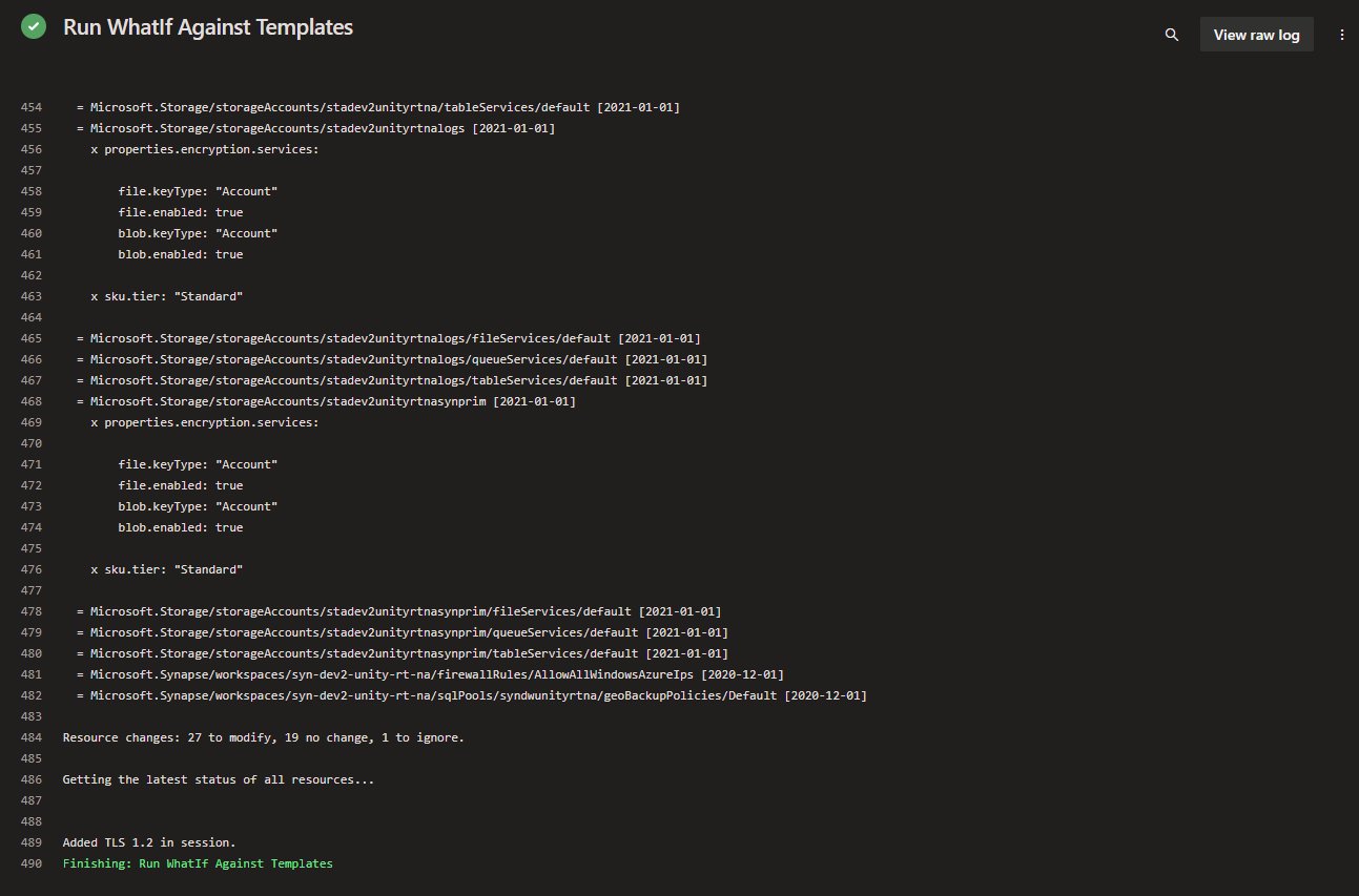 Need To Reduce What If Noise Using Through Pipeline Deployment · Issue 344 · Azure Arm Template