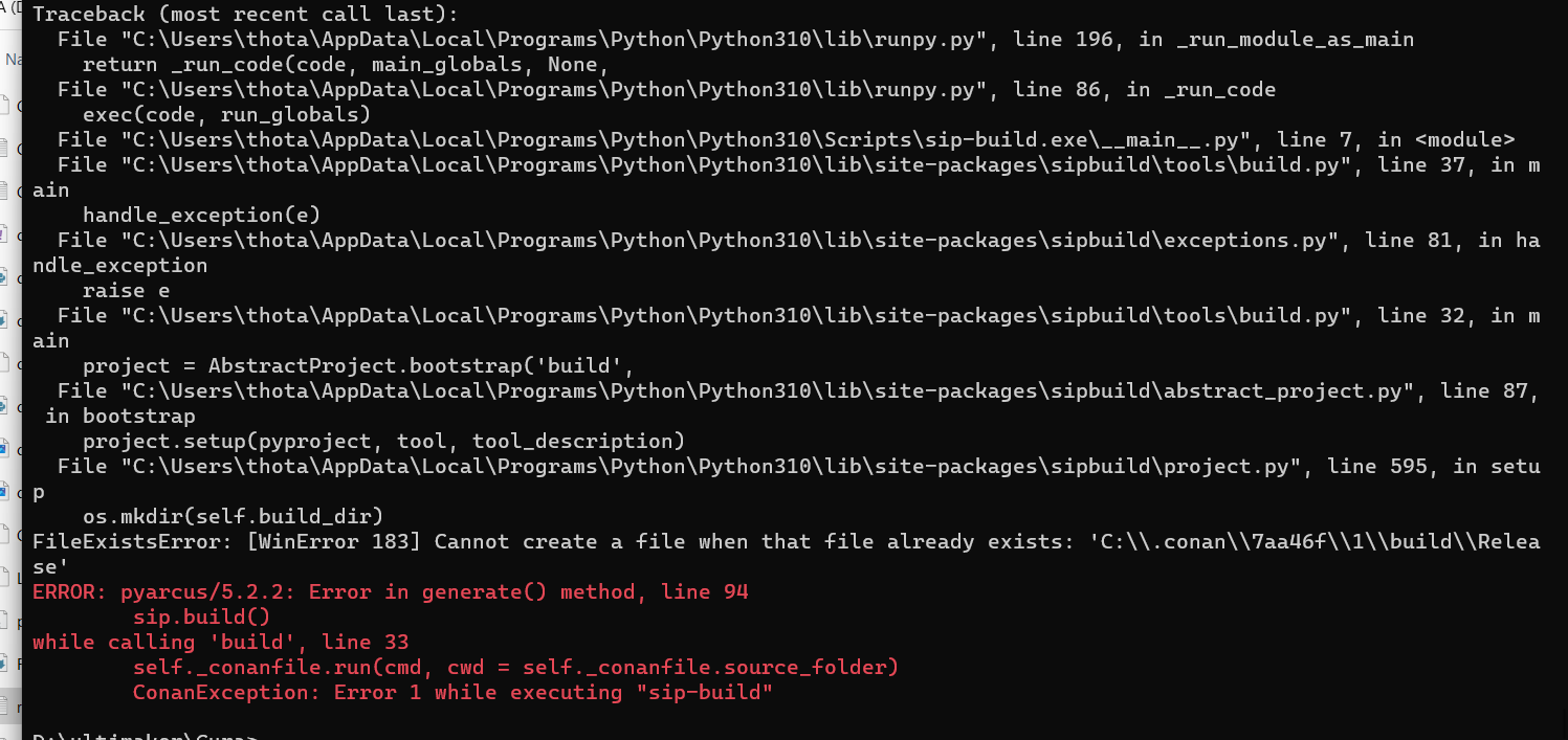 Build issue · Issue #14295 · Ultimaker/Cura · GitHub