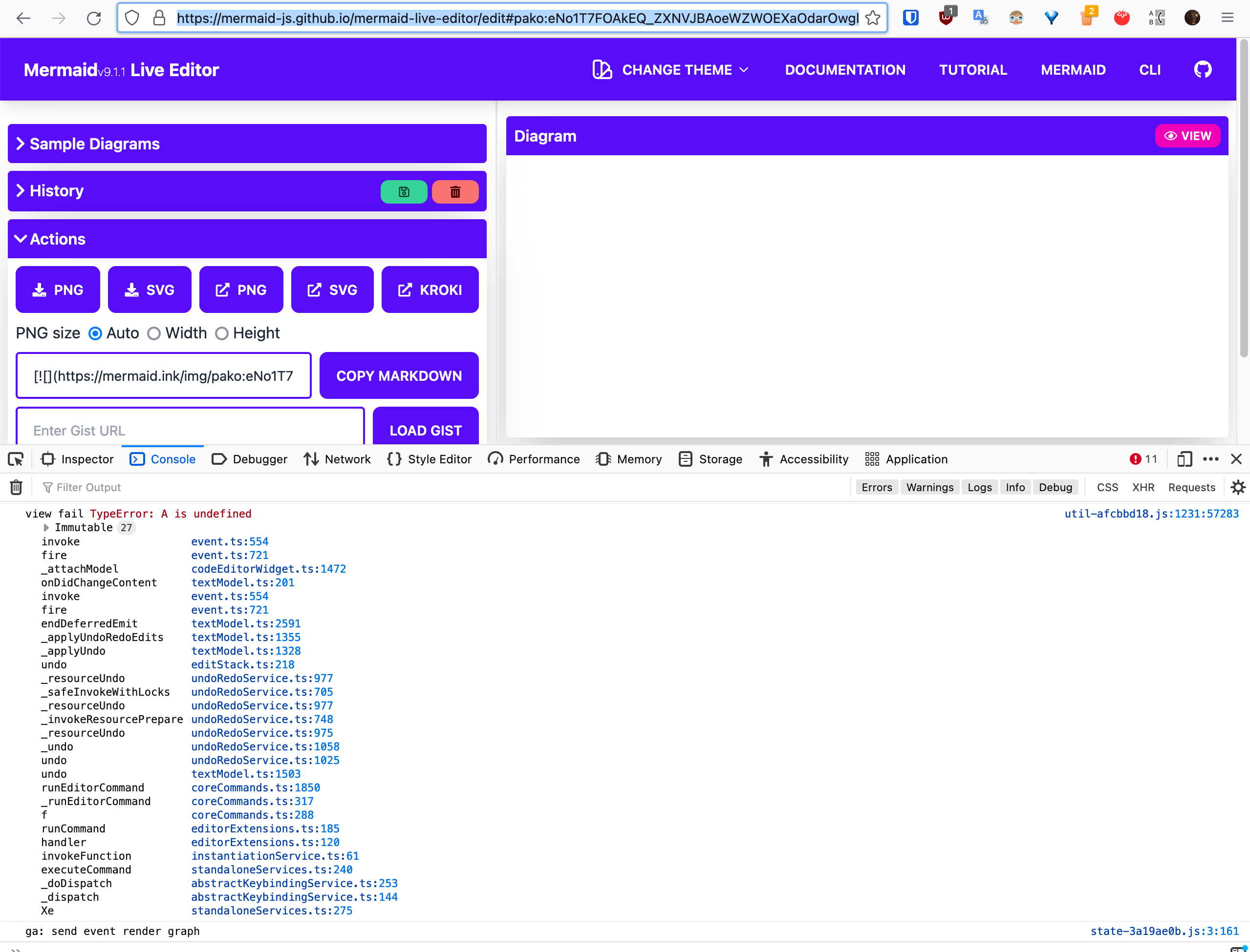 Bug Falling On Parsing · Issue 3123 · Mermaid Jsmermaid · Github
