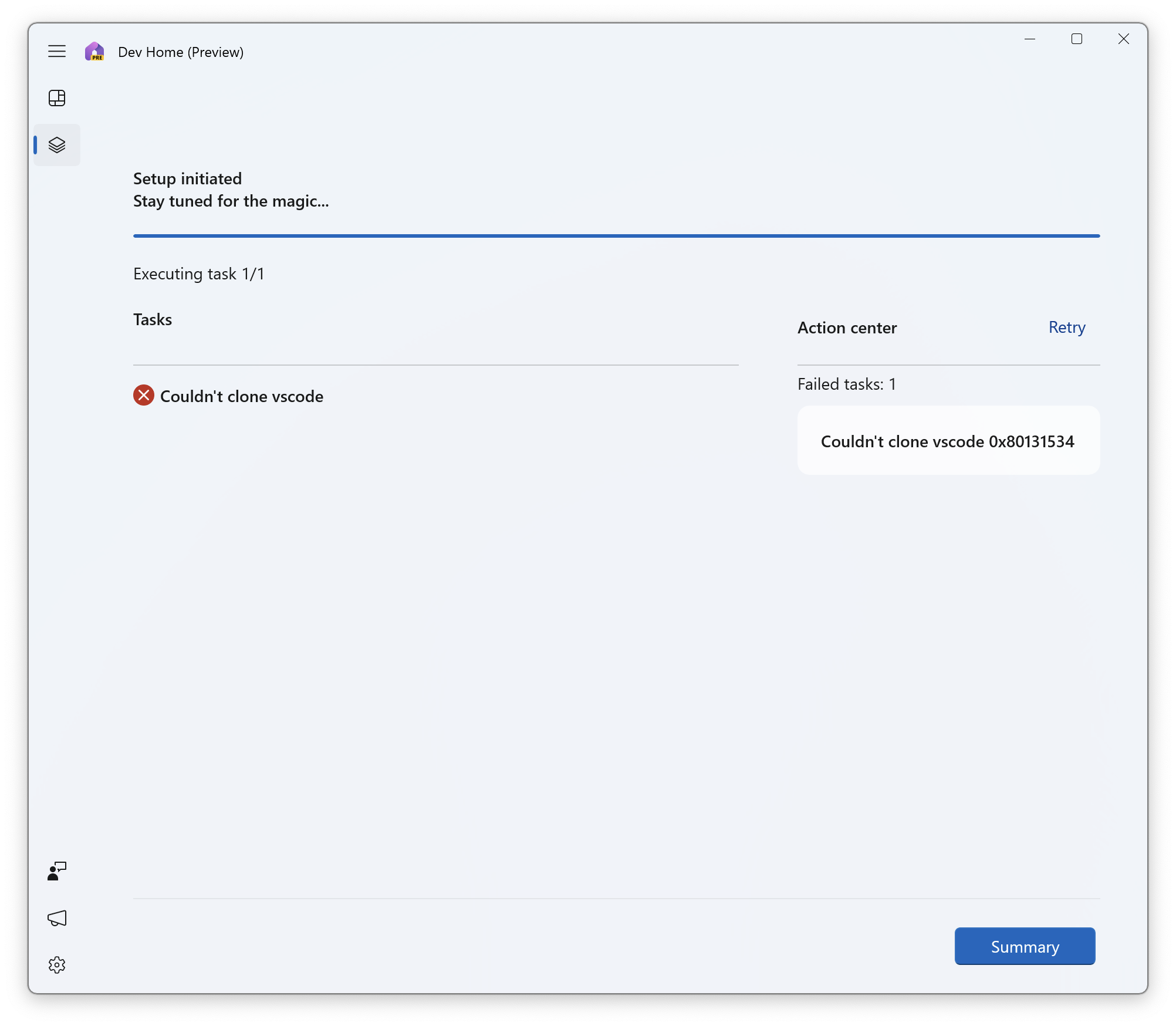 0x80131534 error at trying to clone repository from Arm system · Issue #978 · microsoft/devhome ...