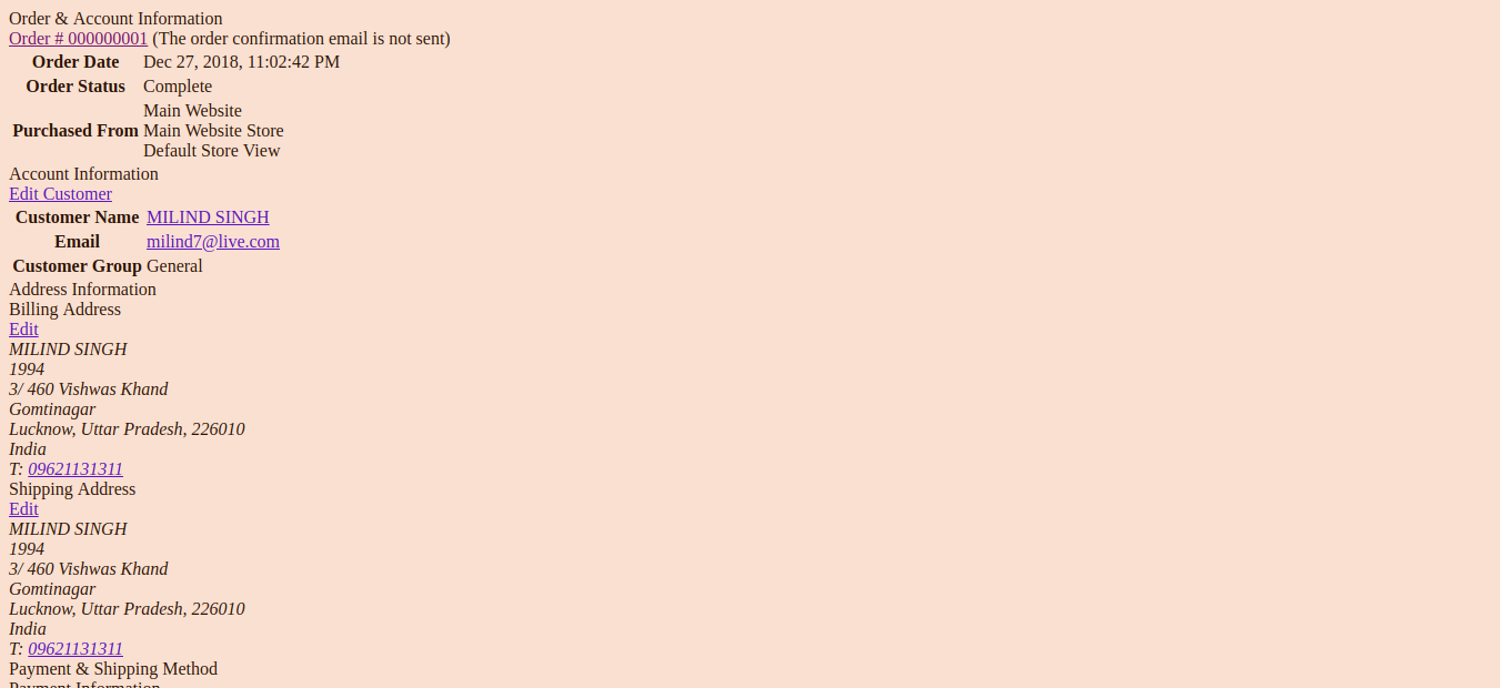 Shipment Create via API salesShipmentRepositoryV1 throw Fatal error in Admin Order -> Shipment ...