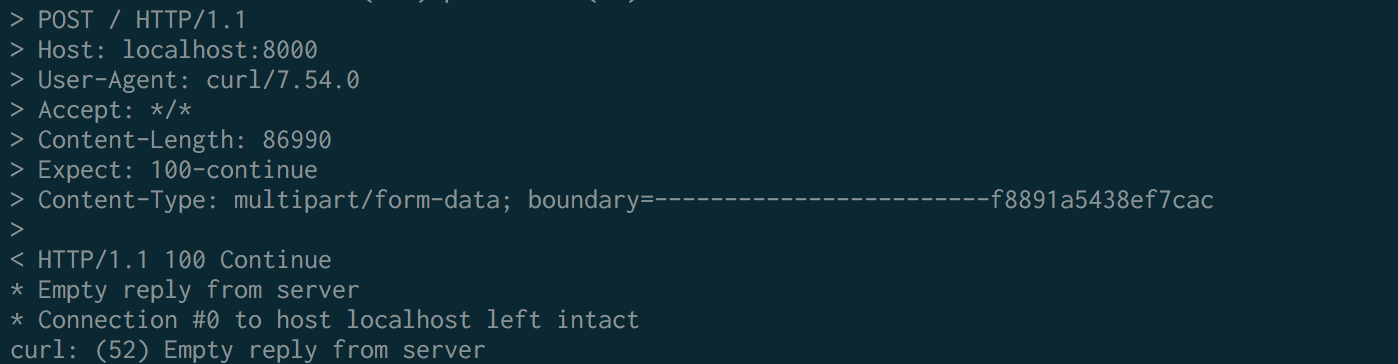 Failure to write response for request with a data file to route with a request guard that ...