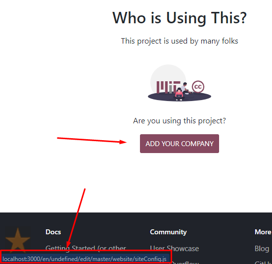 User Showcase Broken Link On Init Template · Issue 2275 · Facebookdocusaurus · Github 