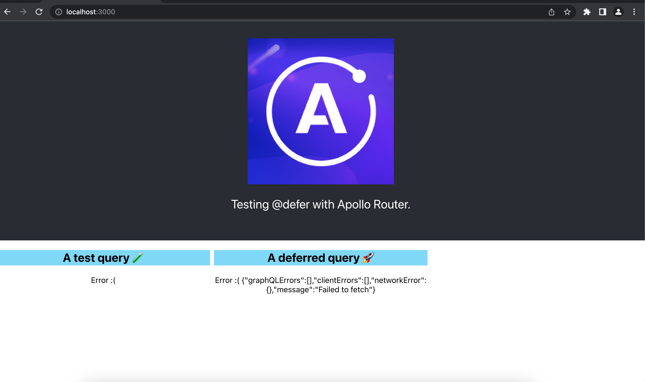 Improve The `defer` Client Side Demo In Supegraph Fed 2 Demo · Issue 10067 · Apollographql 