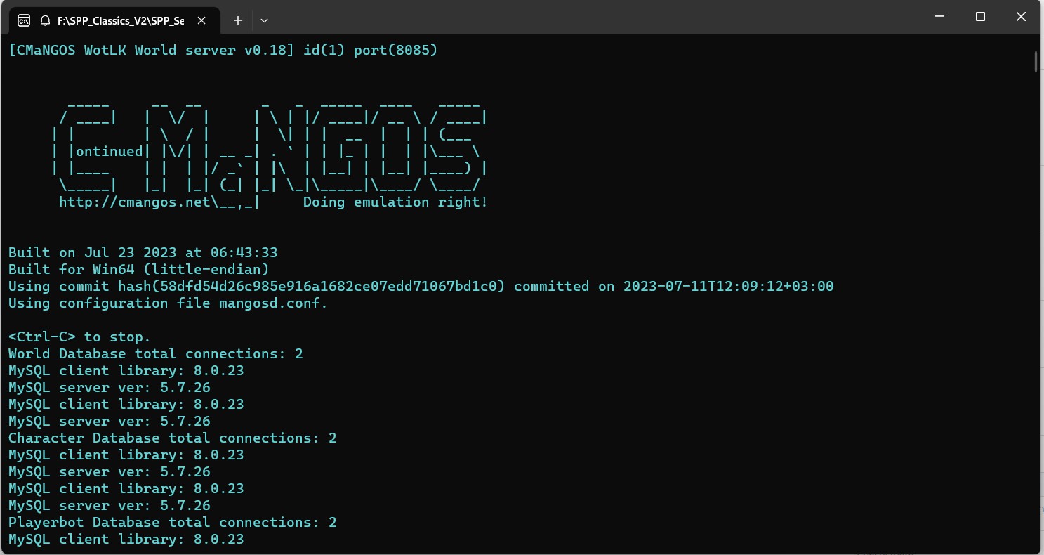 creating an account · Issue #181 · celguar/spp-classics-cmangos · GitHub