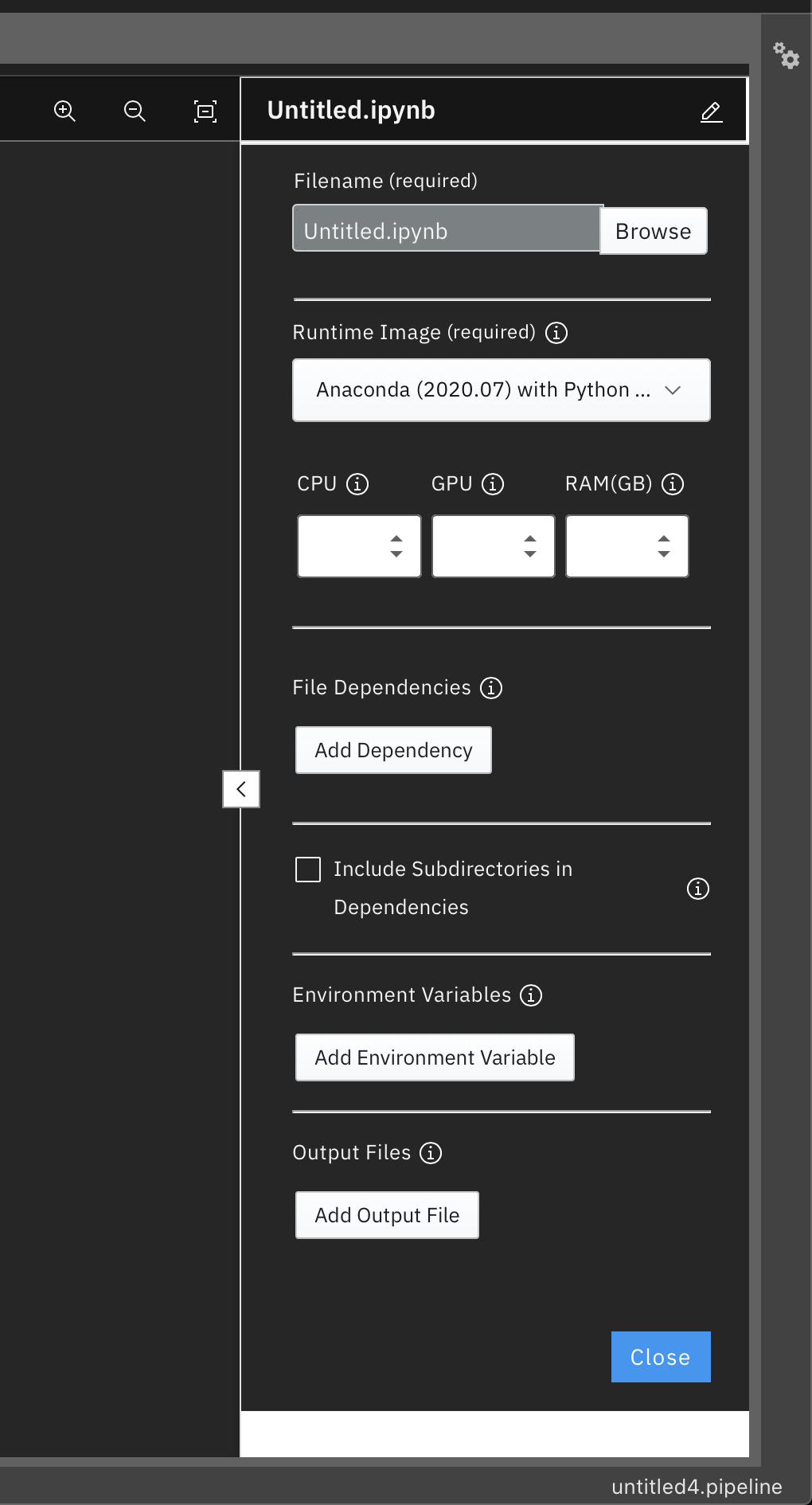 Pipeline properties doesn't fully support dark mode · Issue #1437 · elyra-ai/elyra · GitHub