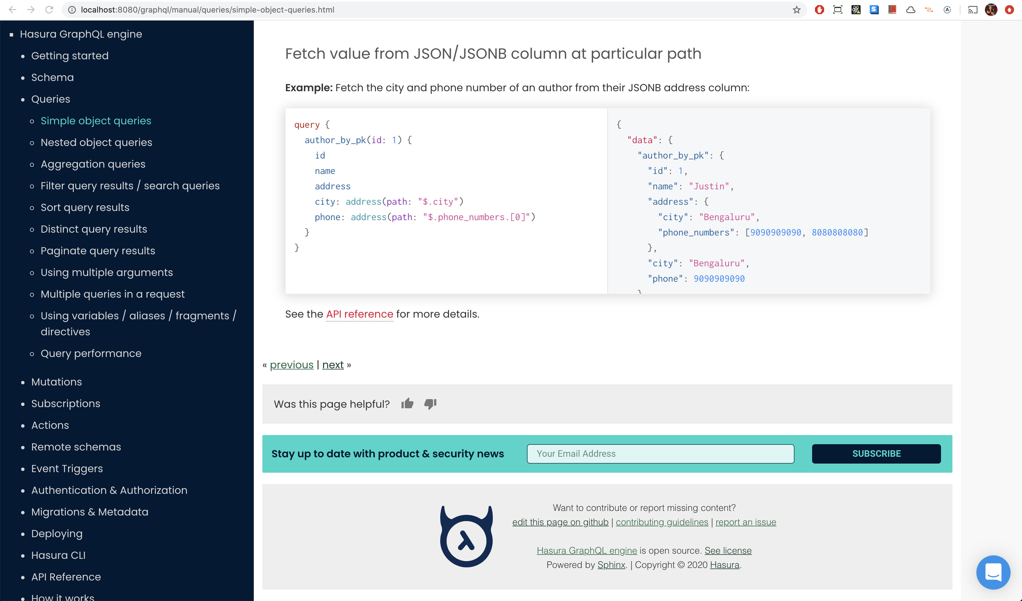Tweaks to docs (design/UX etc) · Issue #5022 · hasura/graphql-engine · GitHub