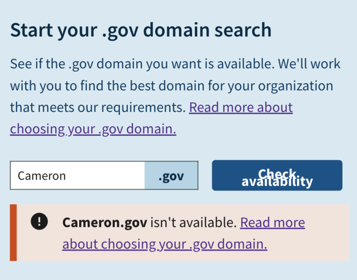 Squished "Check Availability" Button · Issue #1319 · cisagov/manage.get.gov · GitHub