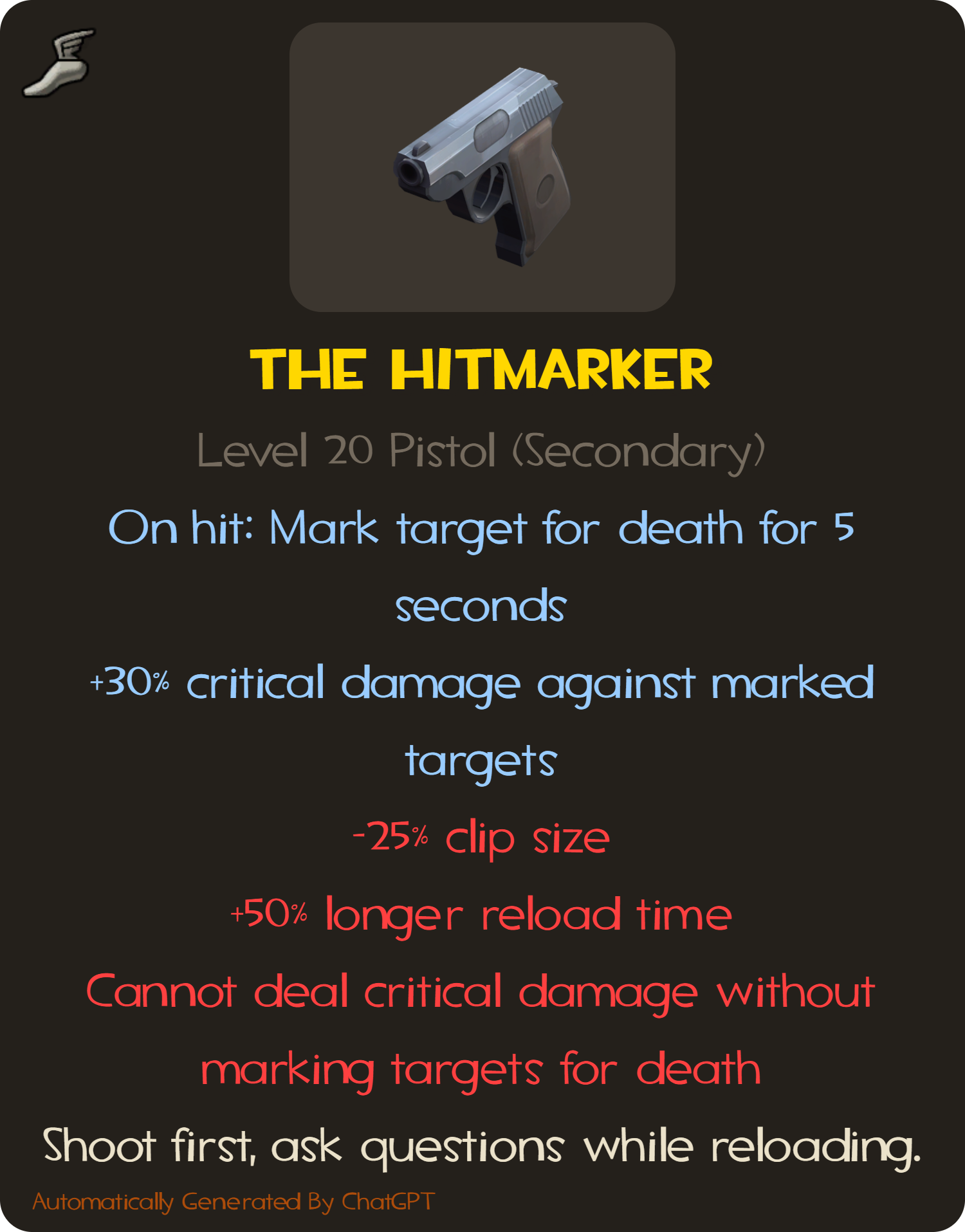 GitHub - FatalError418/TF2-AI-Generator: Generates a new TF2 weapon (a ...